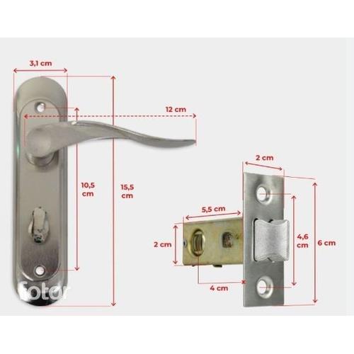 Jual Handle Gagang Kunci Pintu Kamar Mandi Toilet Merk Weldom KCT 040 ...