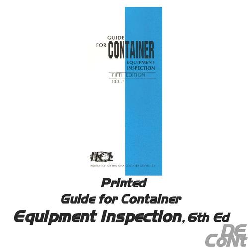 Jual Buku IICL Guide for Container Equipment Inspection, 6th Ed ...