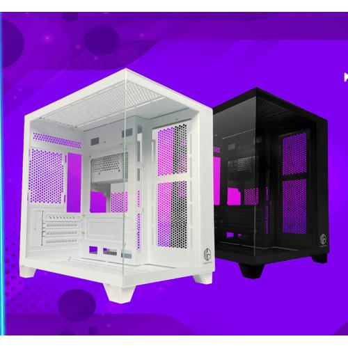 Jual Cube Gaming Shafel Lite m-ATX Tempered Glass Casing pc - Hitam ...