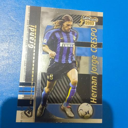 Jual kartu Bola / Soccer Cards Hernan Jorge Crespo Intermilan calcio ...