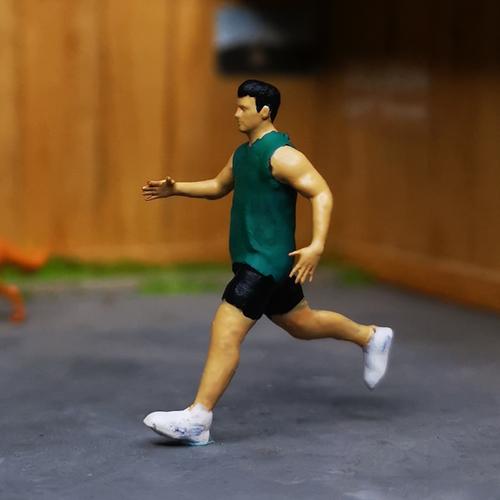 Jual Figure 1 64 Pria Jogging Lari tipe 2Diorama Diecast Miniatur Hot ...