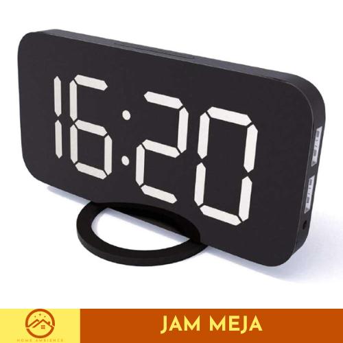 Promo Jam Meja Digital LED dengan Alarm dan Smartphone Charger 2 USB ...