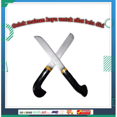 Jual Mainan golok golokan, IPSI/bahan kayu/silat betawi palang pintu ...