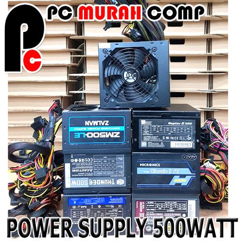 Jual POWER SUPPLY 500w pure kelengkapan : psu + dus - 500w Biasa - Kota ...