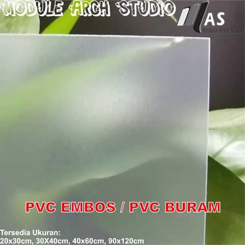 Jual PVC Embos - PVC Buram - Frosted PVC 0,5mm - 20x30cm - Kota Tangerang - Module Arch Studio ...