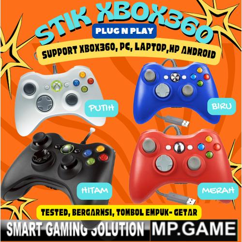 Jual Stik Stick XBOX 360 Warna BIRU Stik PC Laptop Kabel BONUS ...