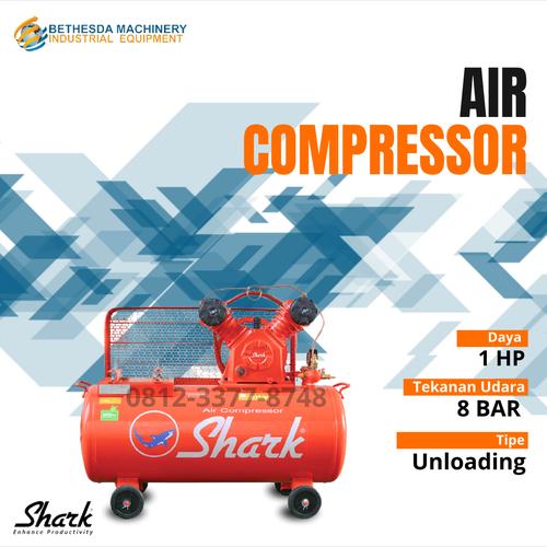 Jual Mesin Kompresor Angin 1 HP Unloading/Kompresor Shark 1Hp Air ...