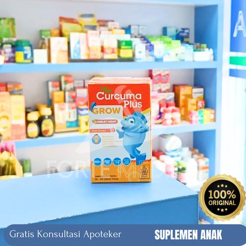 Jual Curcuma Plus Go Talz/Grow 20 Tablet Hisap - Multivitamin Anak ...