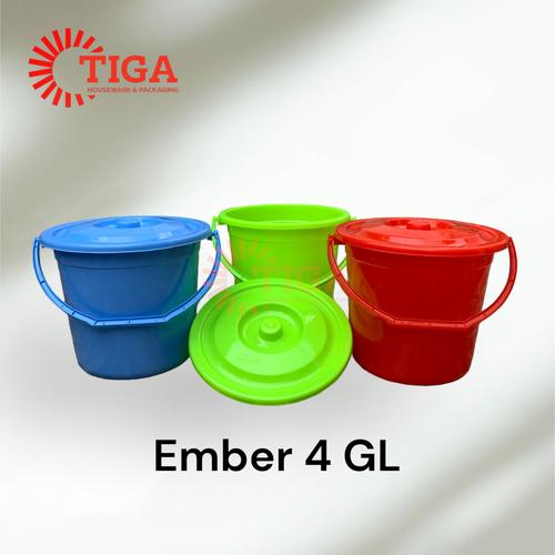 Jual Ember plastik mandi warna pastel/timba air/ember cor/ember besar ...