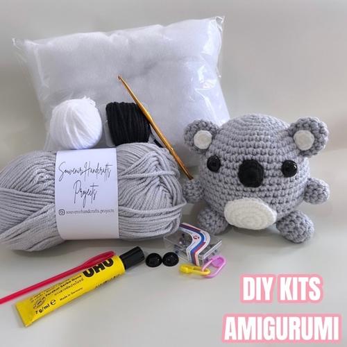Jual DIY Crochet Kit Amigurumi Koala - Paket Rajut DIY Kits ...