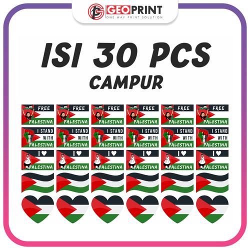 Promo Stiker pipi palestina aksesoris atribut sticker bendera bela ...