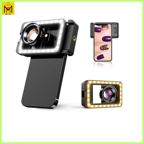 Promo APEXEL 2 in 1 Lensa Kamera Makro HP 4K HD 100mm with LED Fill ...