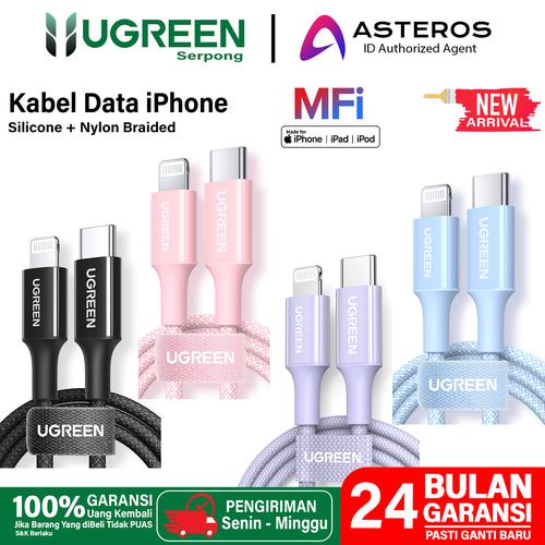 Jual UGREEN Kabel iPhone Type C To Lightning MFi Silicone Braided - 90493 Black - Kab. Tangerang ...