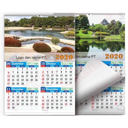 Jual Kalender Dinding Costum Isi 3 Halaman / Tanggalan 3 Lembar - Kab ...