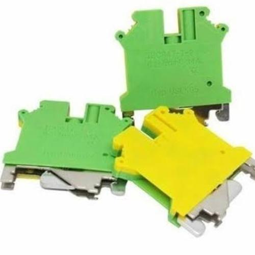 Jual Terminal Block UK Grounding Din Rail 2,5-35mm Kuning Hijau TUSLKG ...