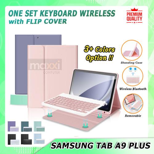 Jual Samsung Tab A9 Plus A9+ X210 X215 X216 Wireless Keyboard Keybord ...