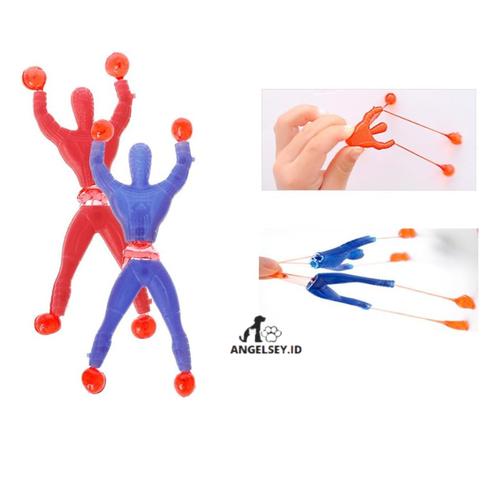 Jual Mainan Anak Spiderman Panjat Dinding Premium/ Mainan Lempar Anak ...