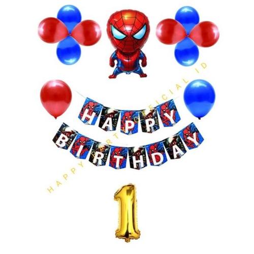 Jual Paket Set Dekorasi Ulang Anak Tahun Tema Spiderman Terbaru ...