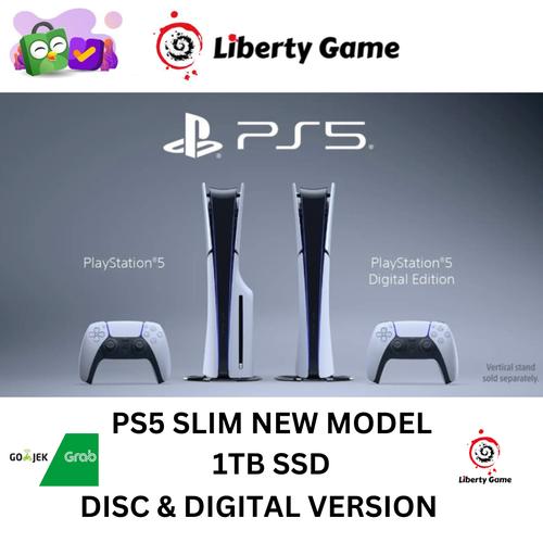 Promo PS5 Console Slim Model / PS5 Slim Console Disc & Digital Version ...