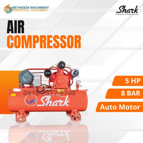 Jual kompresor 5 Hp Shark air compressor listrik / Kompresor udara 5Hp ...