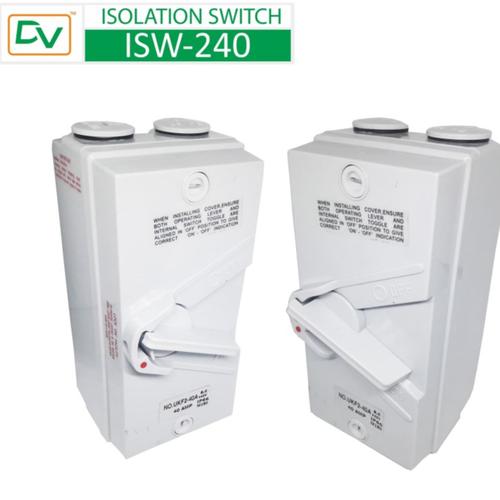 Jual ISOLATOR SWITCH ON-OFF 2Pole (1Phase) 40A / ISW-240 - Jakarta ...