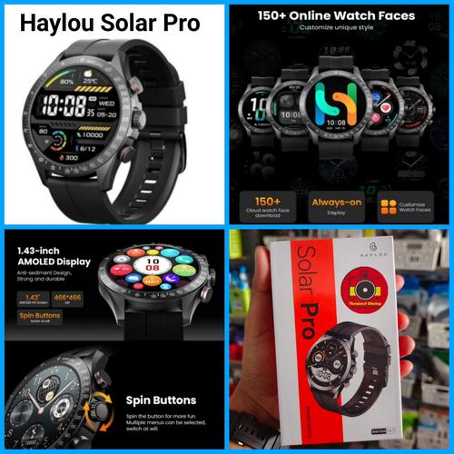 Jual Smartwatch Haylou Solar Pro LS18 Amoled smart watch Bluetooth Call ...