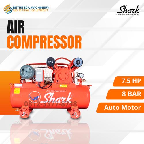 Jual Mesin air compressor Dinamo 7.5 Hp Shark 220 V kompresor udara 7 5 ...