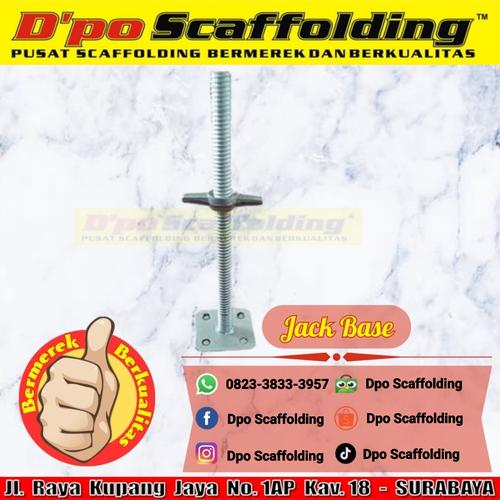 Jual jack base 60 cm SM - Kota Surabaya - D'po Scaffolding | Tokopedia