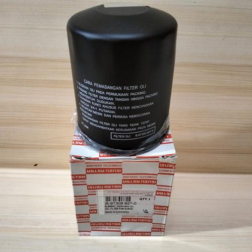 Jual Saringan Oil Filter Oli Element Isuzu Panther Traga Dmax Original ...