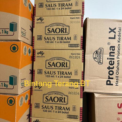 Jual Saori Saos Tiram 133ml 1 Dus Karton isi 24 botol / 135ml Ajinomoto ...