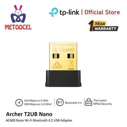 Jual Tp-Link Archer T2UB Nano 600Mbps Wi-Fi Bluetooth 4.2 Wireless ...
