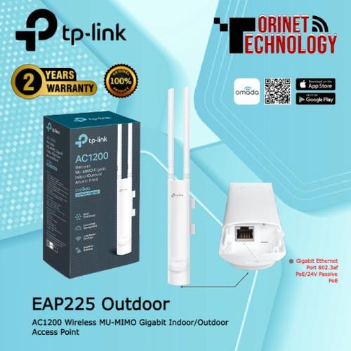 Jual TP-LINK EAP225-Outdoor AC1200 Wireless MU-MIMO Gigabit Indoor ...