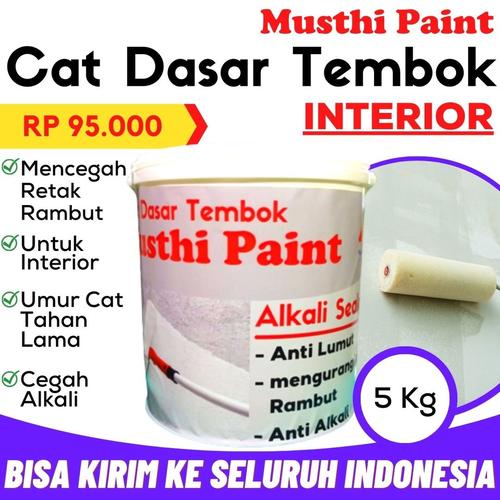 Jual Cat Dasar Tembok Alkali Sealer Interior Exterior 5 kg Musthi Paint ...