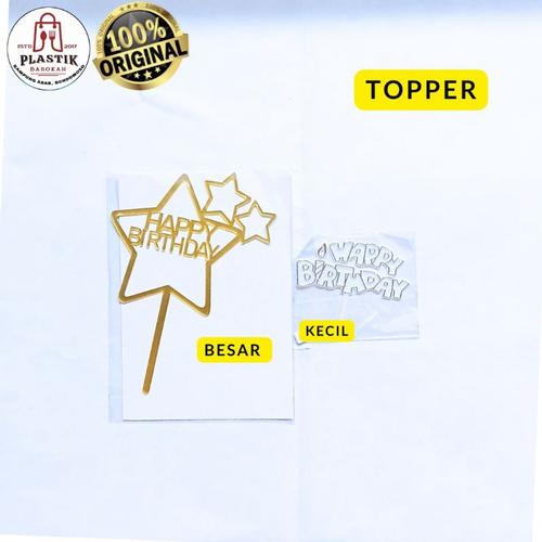 Jual TOPPER ULANG TAHUN / TOPPER HAPPY BIRTHDAY / TOPPER BONDOWOSO ...