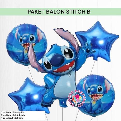 Jual Paket Balon STITCH B / Dekorasi Ulang Tahun Lilo And Stitch - Kota ...
