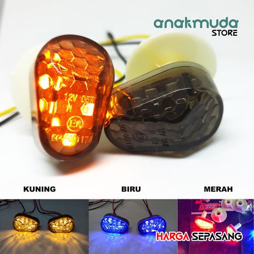 Promo Lampu Sen Sein LED Tempel Fairing Variasi CBR R25 Gsx Ninja RR ...