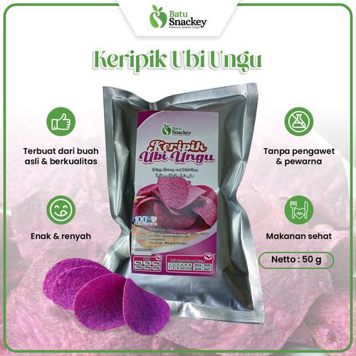 Jual Keripik Buah Kripik Ubi Ungu 50 gram Oleh-Oleh Khas Batu Malang Snack - Kota Batu - Batu ...