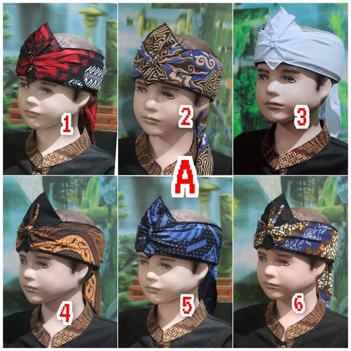 Jual iket kepala sunda jawa blangkon tradisional anak anak atas bolong ...