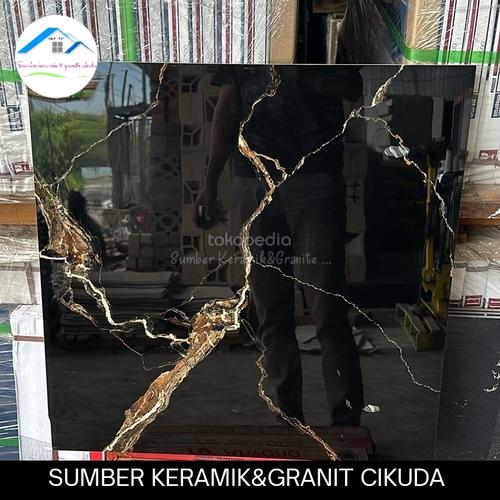 Jual GRANIT 60X60 GLOSSY HITAM MARMER / ZAMETA BLACK LOCAL - ARNA ...