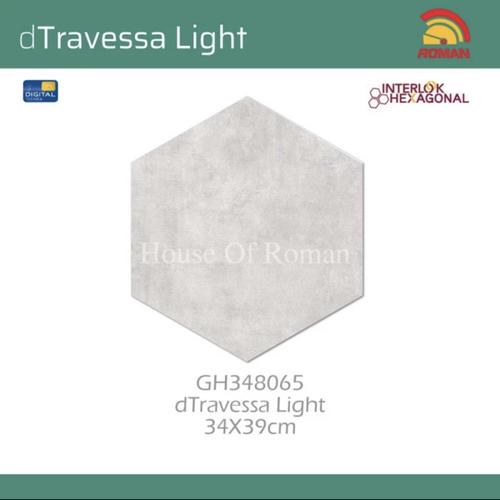 Jual Keramik Roman Segi Enam dTravessa Light/Keramik Hexagonal ...