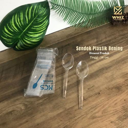 Jual Sendok Makan Bening / Sendok Makan Plastik Murah 25 pcs - Kota ...