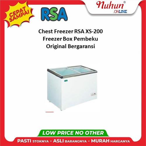 Jual Chest Freezer RSA XS-200 Freezer Box Pembeku Original Bergaransi ...