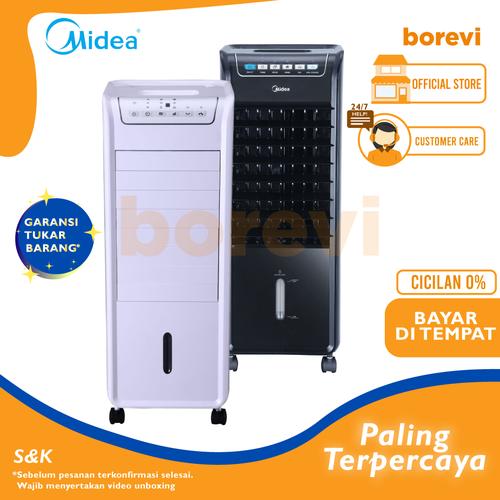Promo Midea 100 AB Air Cooler Portable 6 Liter Remote AC100AB 100AB ...