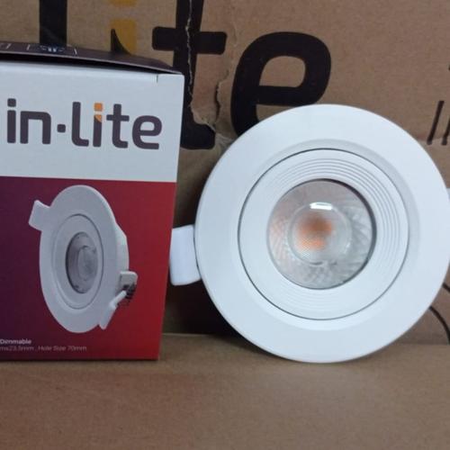 Jual lampu led Inlite downlight lengkap built in casing - 7 watt putih ...