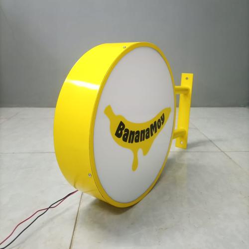 Jual Neon box bulat diameter 30cm - 2 sisi - Kab. Bekasi - Indosign ...