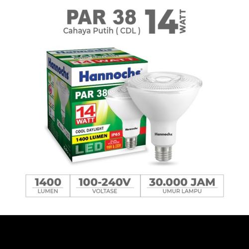 Jual lampu spotlight led par 38- 14w hannochs cahaya putih - Jakarta ...