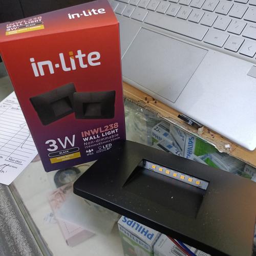 Jual inlite inwl238 3w 3000k lampu dinding tangga wall steplight in ...