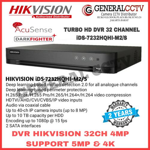 Promo DVR HIKVISION 7232HQHI-K2 DVR 32 CHANNEL HIKVISION TURBO HD 4.0 ...