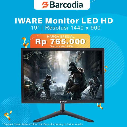 Promo Monitor LED Iware 15.6 inch LM156 HD 15.6" 15" 16" VGA HDMI led ...