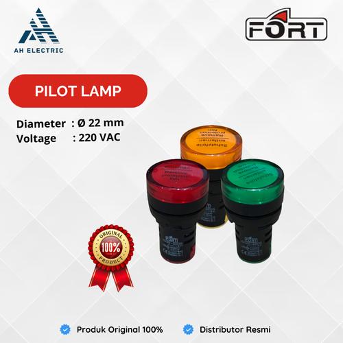 Jual Pilot lamp 220V 22mm / Indicator lamp 220V - Putih - Kota Semarang ...